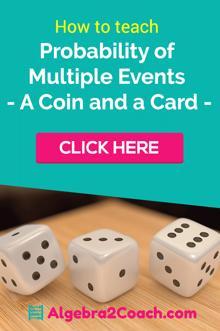 Probability of Multiple Events - A Coin and a - Algebra2Coach.com