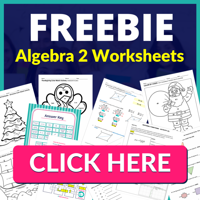 Algebra 2 Trigonometry Curriculum Map ⋆ Algebra2Coach.com