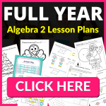 Holiday Algebra 2 Activities & Worksheets - Algebra2Coach.com